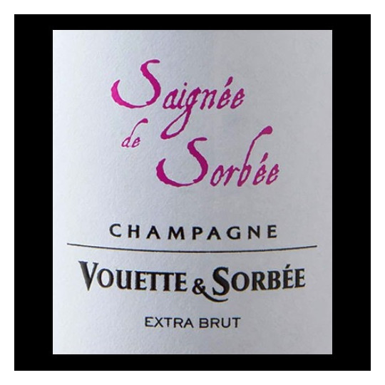 Champagne Vouette et sorbée Saignée de Sorbée R19 - Rosé de Saignée ...